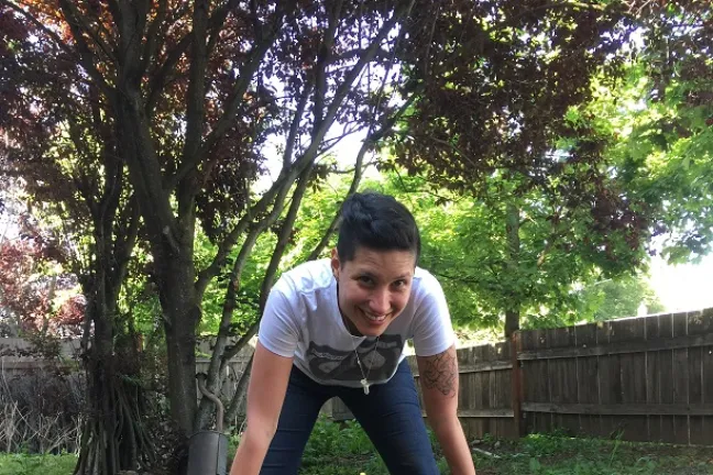 DCJ's Domestic Violence Unit Builds Fence for Survivor | Multnomah County