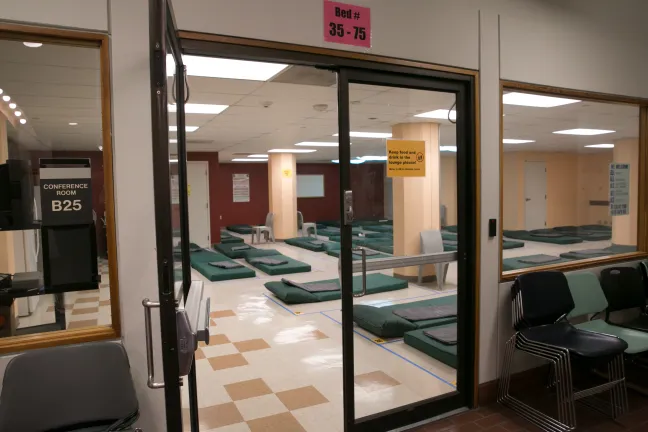 Winter shelter opens in basement of Multnomah County's Mead Building ...