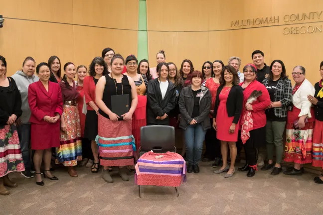 Board of County Commissioners observe Missing and Murdered Indigenous ...