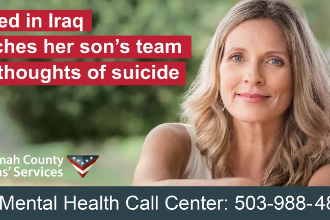 New DCHS campaign sheds light on veterans and mental health | Multnomah ...