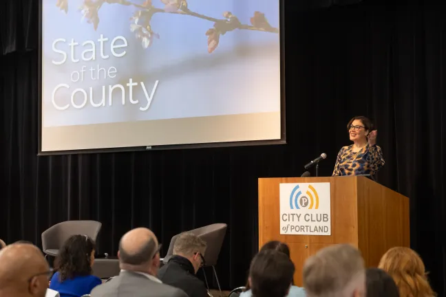 Chair Jessica Vega Pederson's State of the County: "Moving forward ...