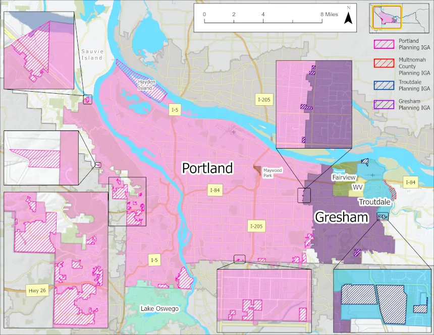 County Urban Pocket Areas | Multnomah County