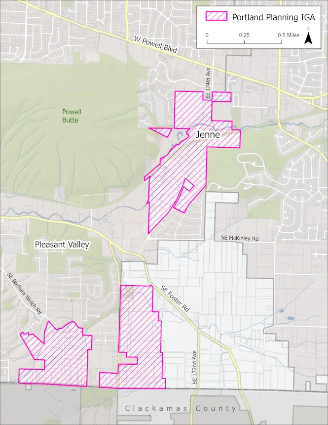 County Urban Pocket Areas | Multnomah County