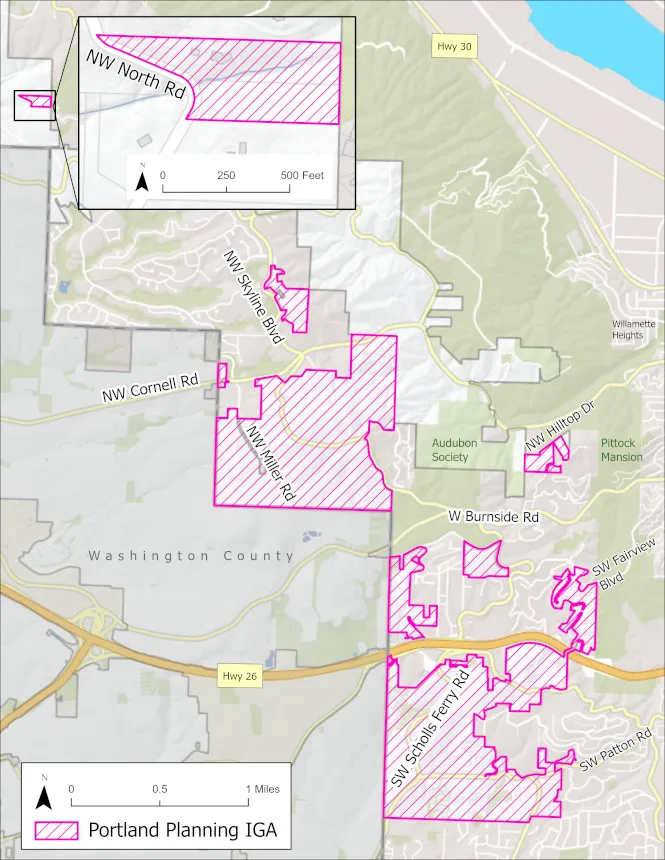 County Urban Pocket Areas | Multnomah County