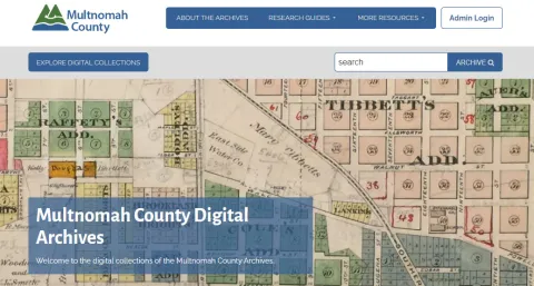 Digital Archives | Multnomah County