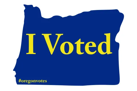 Virtual "I Voted" Sticker | Multnomah County