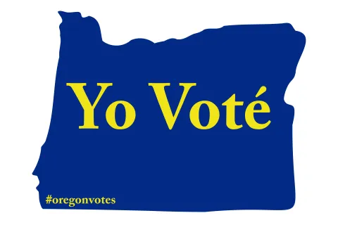 Virtual "I Voted" Sticker | Multnomah County